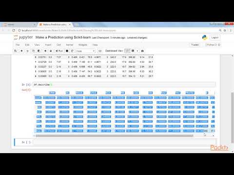 Learn Jupyter for Data Science Making a Prediction Using scikit learn| packtpub com - Mind Luster