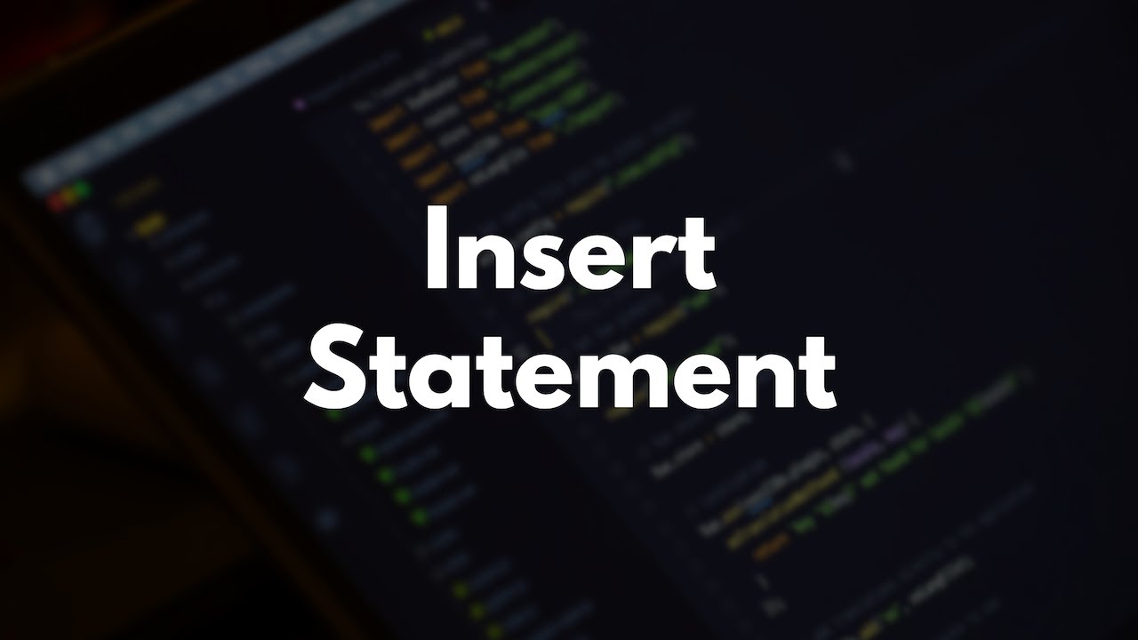 SQL Learning Path - Inserting Data