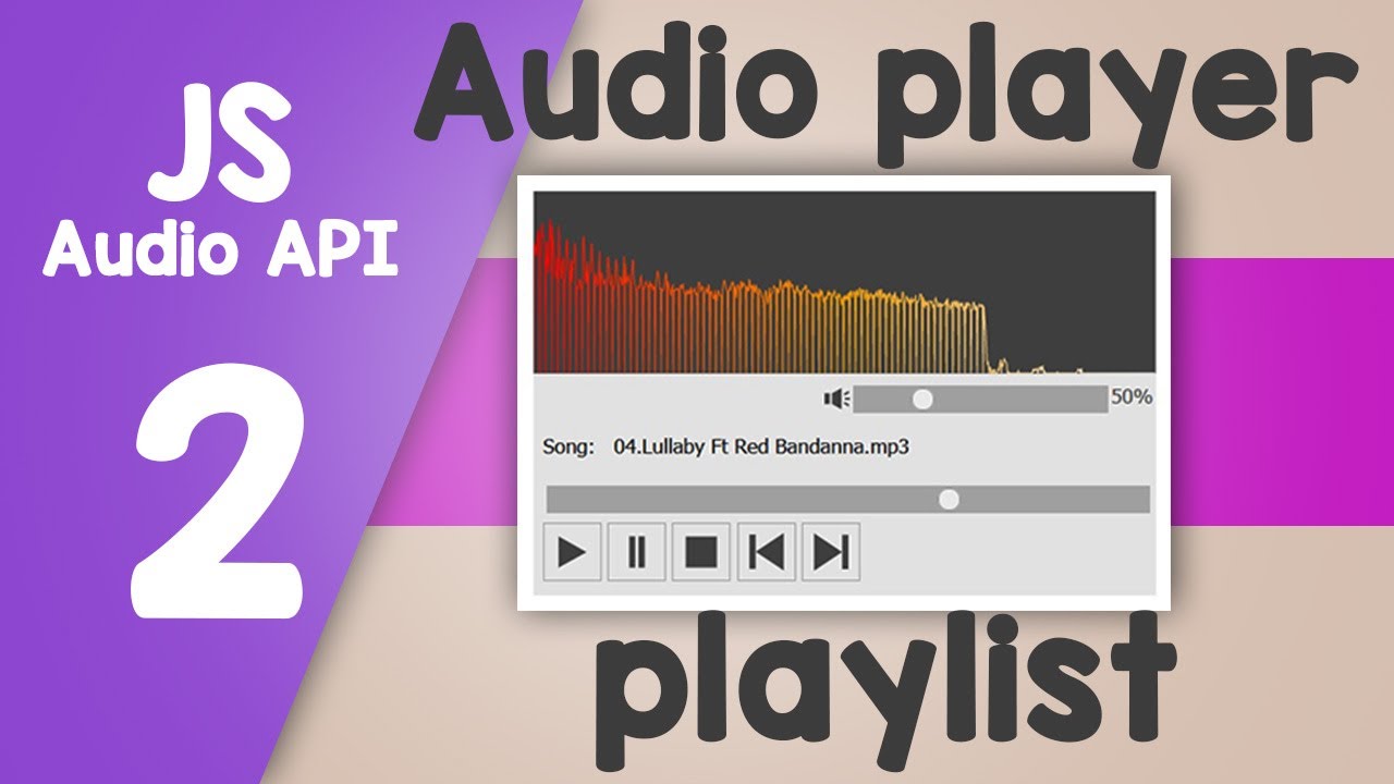 Create a playlist for the JavaScript Audio player | Quick programming tutorial