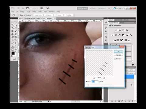Video Tutorial: Fast Scars in Photoshop | Joseph Brewster