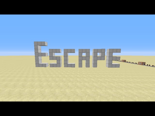 Escape Version 4 READ DESCRIPTION FIRST Minecraft Map