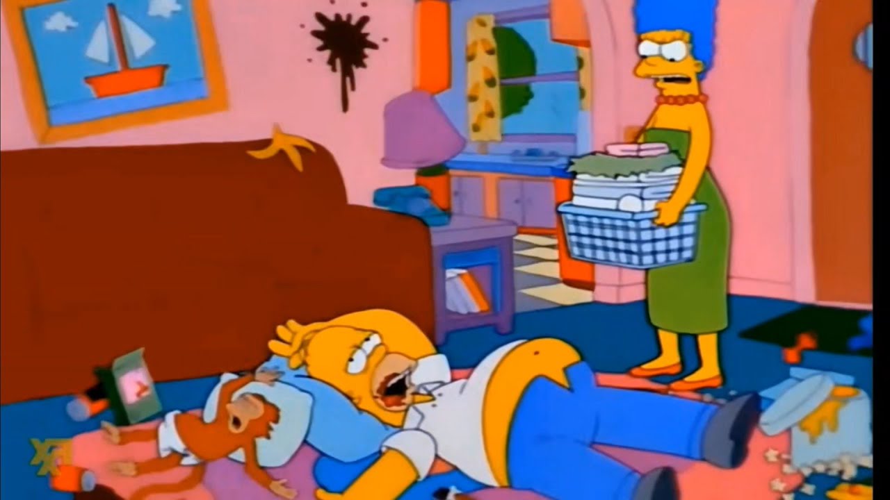 Homer & Mojo (The Simpsons)