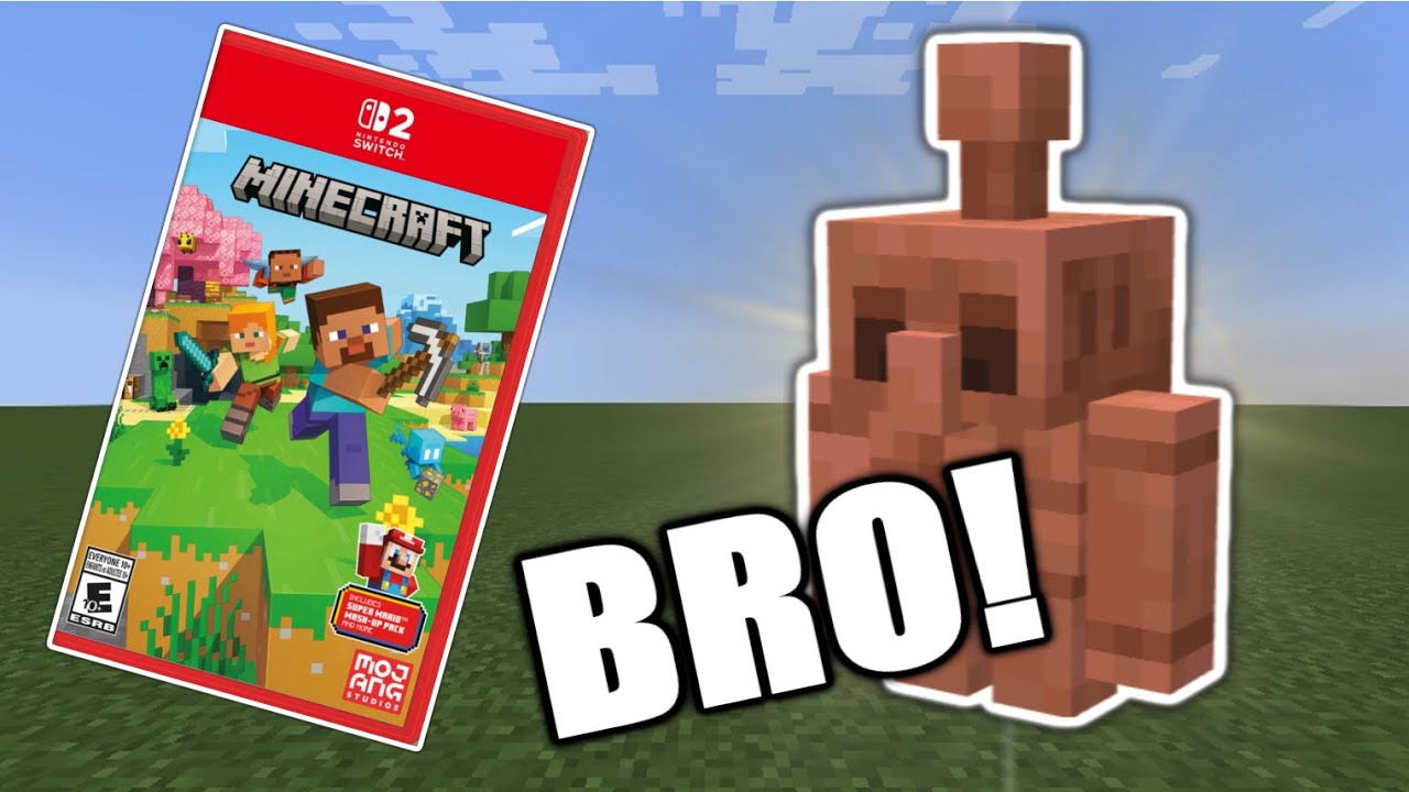 MINECRAFT ON THE SWITCH 2!!! Skip to 54 seconds!
