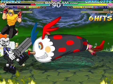 MUGEN Request: Piconjo & Samurai Jack Vs Witch Charlotte & Axel Stone