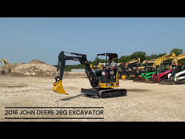 2016 John Deere 26G Excavator | Heavy Equipment | Owen Sound | Kijiji ...