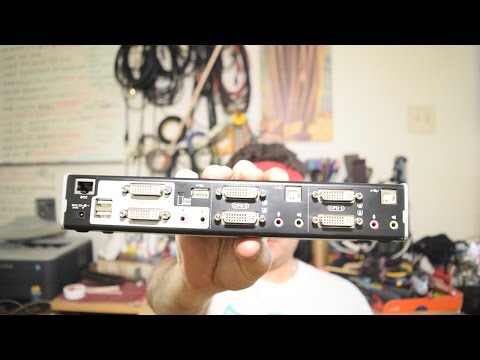 How I Share Dual Screens with Macbook Pro in 25 Seconds – DVI KVMP Switch
