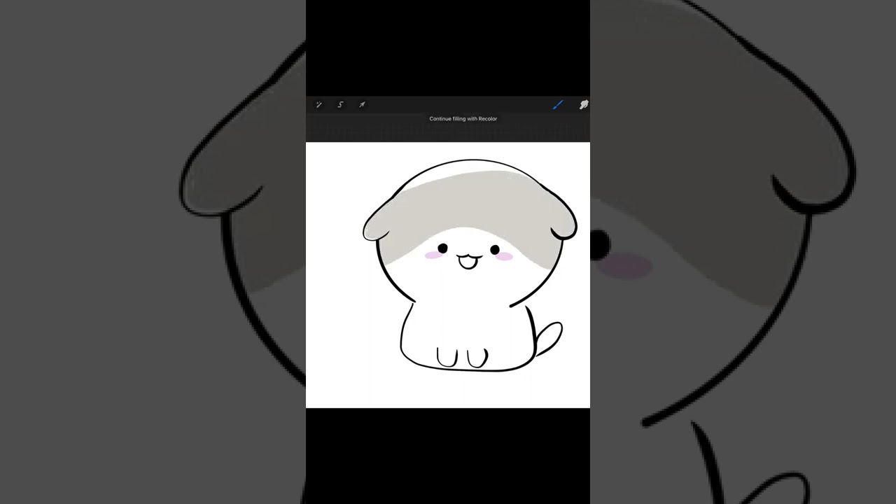 Chibi Cat Drawing #shorts #chibi #cat #cute #drawing
