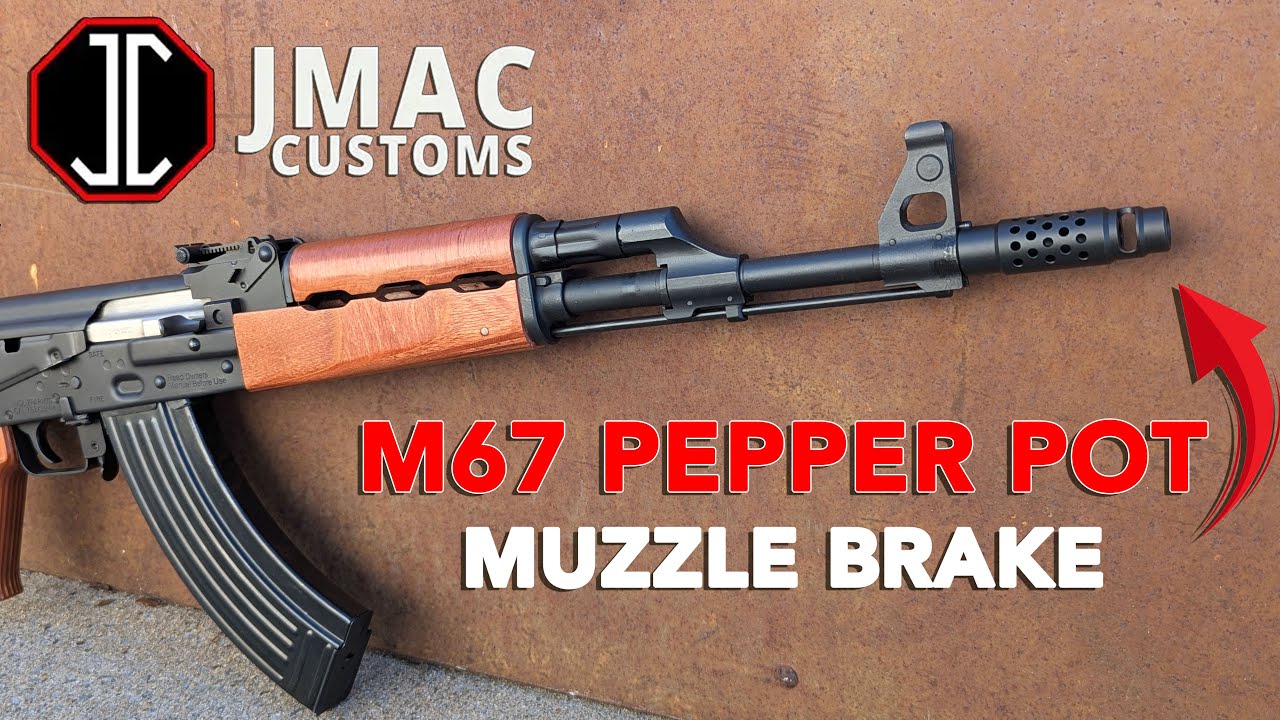 JMac Customs M67 Pepper Pot Muzzle Brake