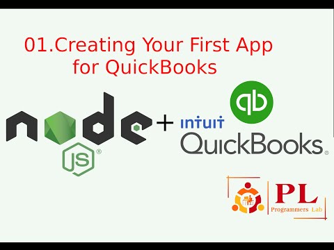 01.Creating Your First App for QuickBooks