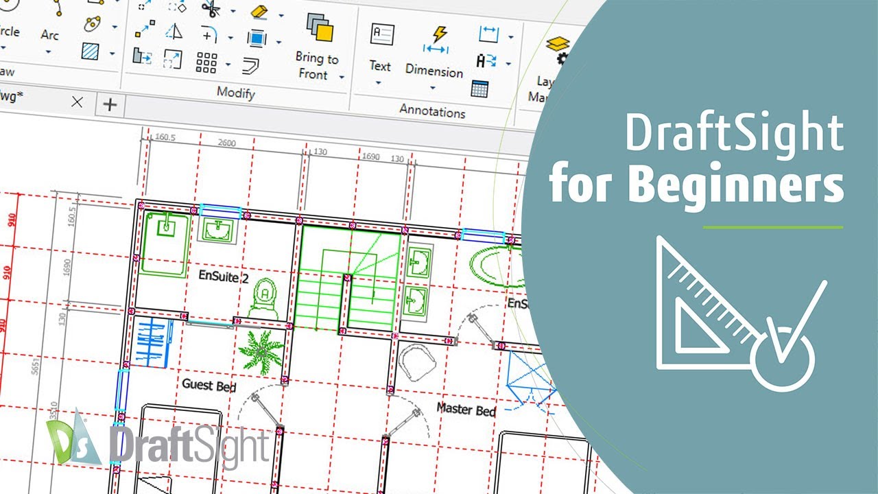 DraftSight for Beginners – Modification Tools