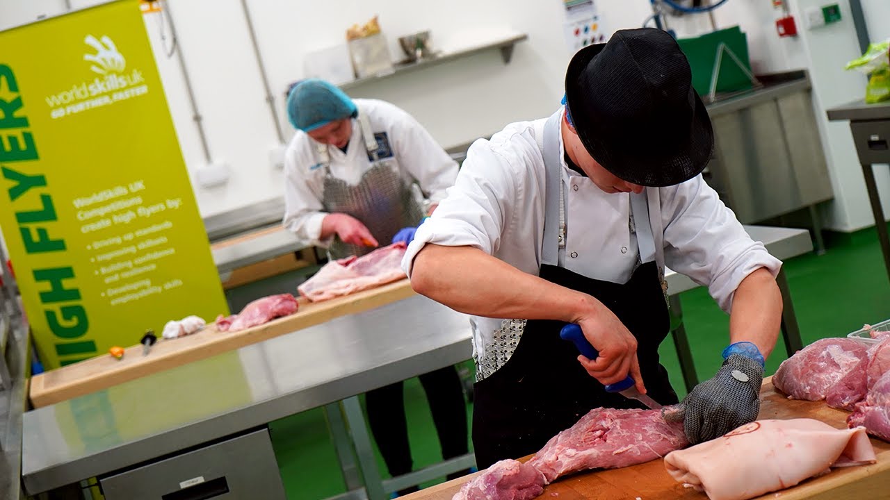 World Skills UK Butchery Heats at Reaseheath College