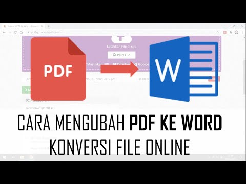 Cara Mengubah PDF ke Word | 2020