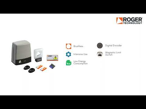 Sliding Gate - BM30/400 Roger Technology Brushless Sliding Gate Motor ...