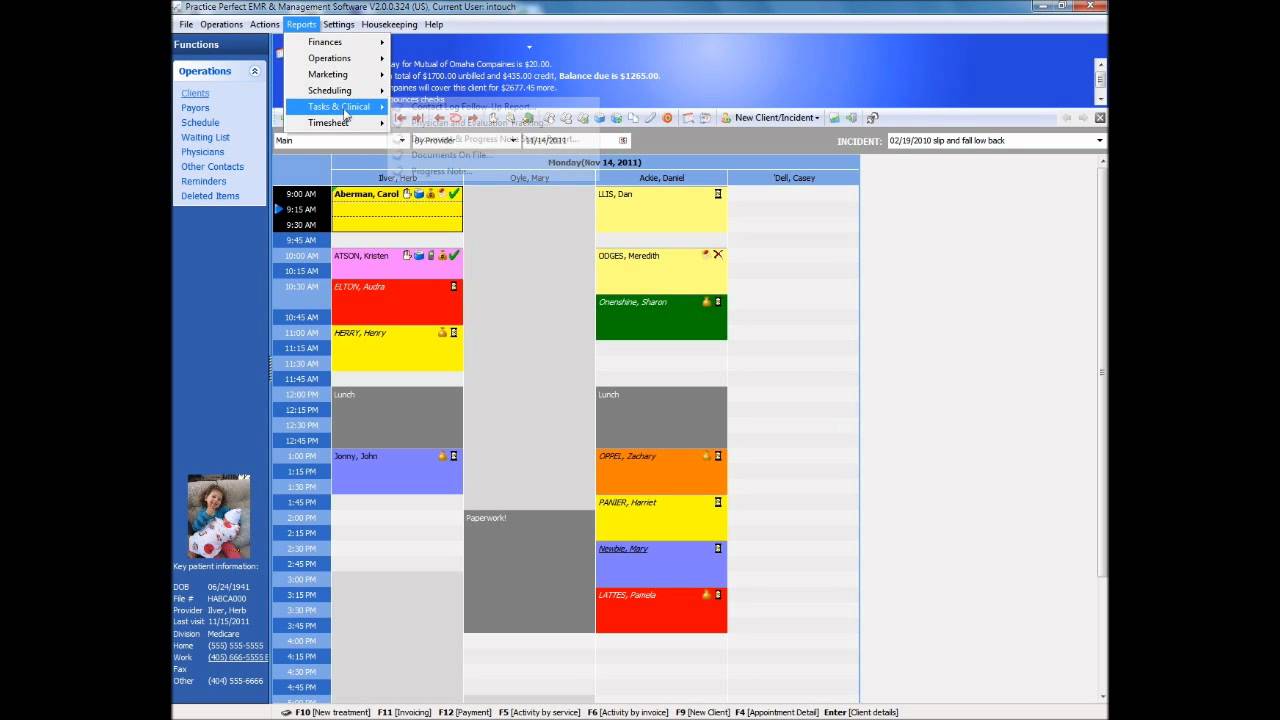 Practice Perfect EMR + Management Software EMR/Documentation Demonstration