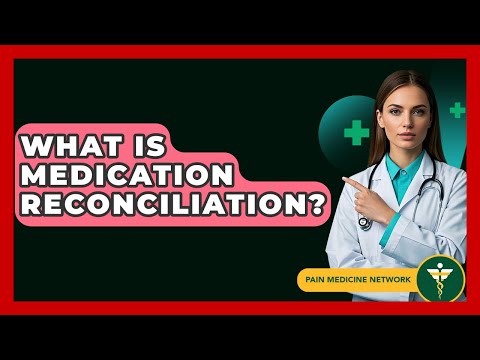 What Is Medication Reconciliation? - Pain Medicine Network