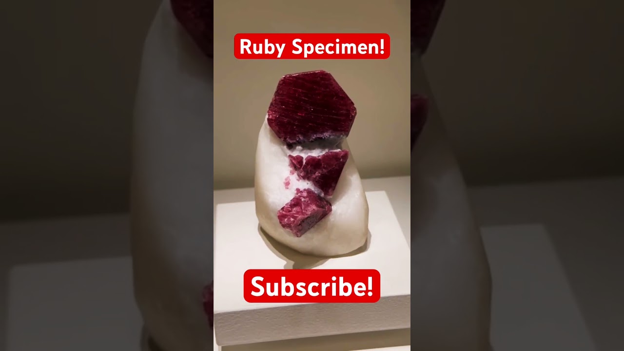 Ruby Specimen That Makes Me Say: WOW! 🤯 #shorts #minerals #rocks