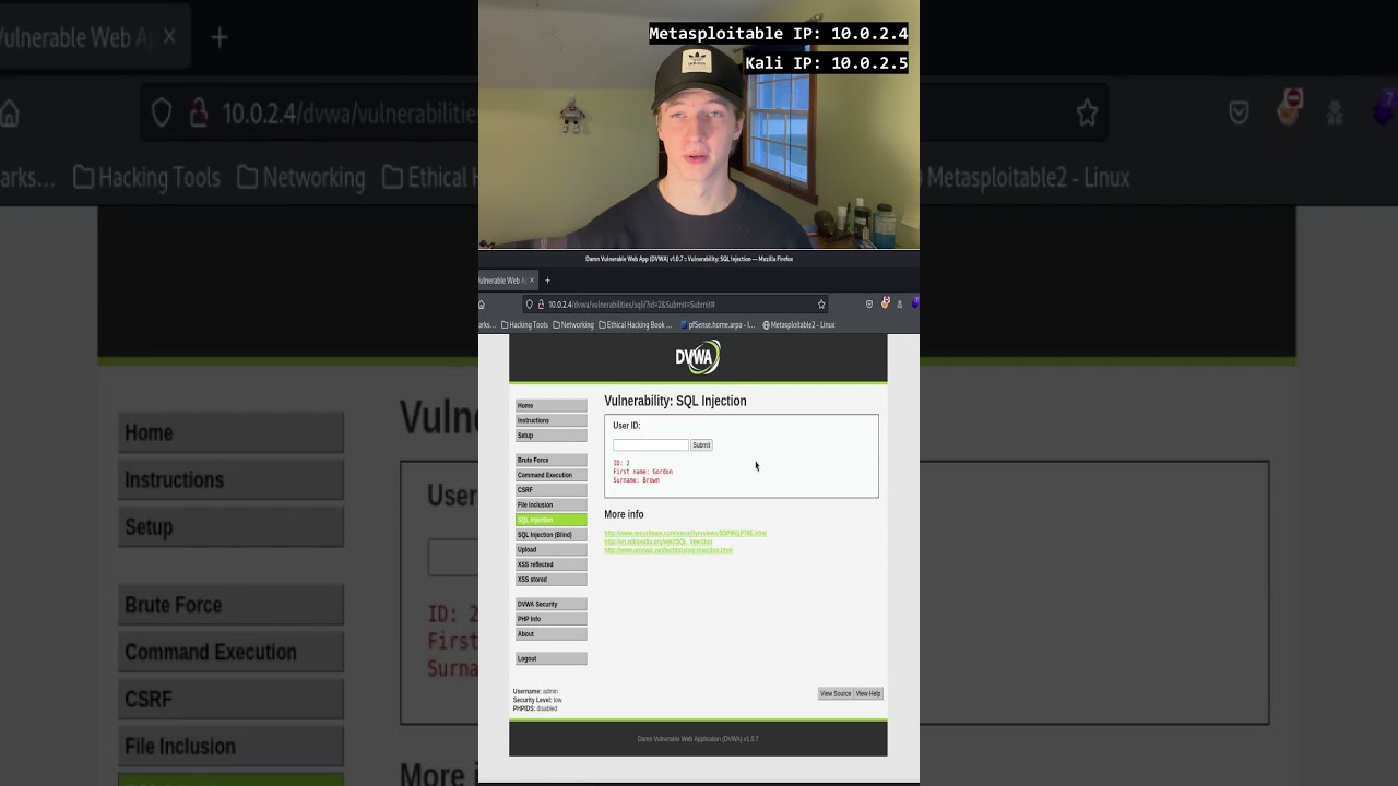 Learn to Hack Day 23: Basic SQL Injection #cybersecurity #hacker #tutorial #tips #hack #sql #coding