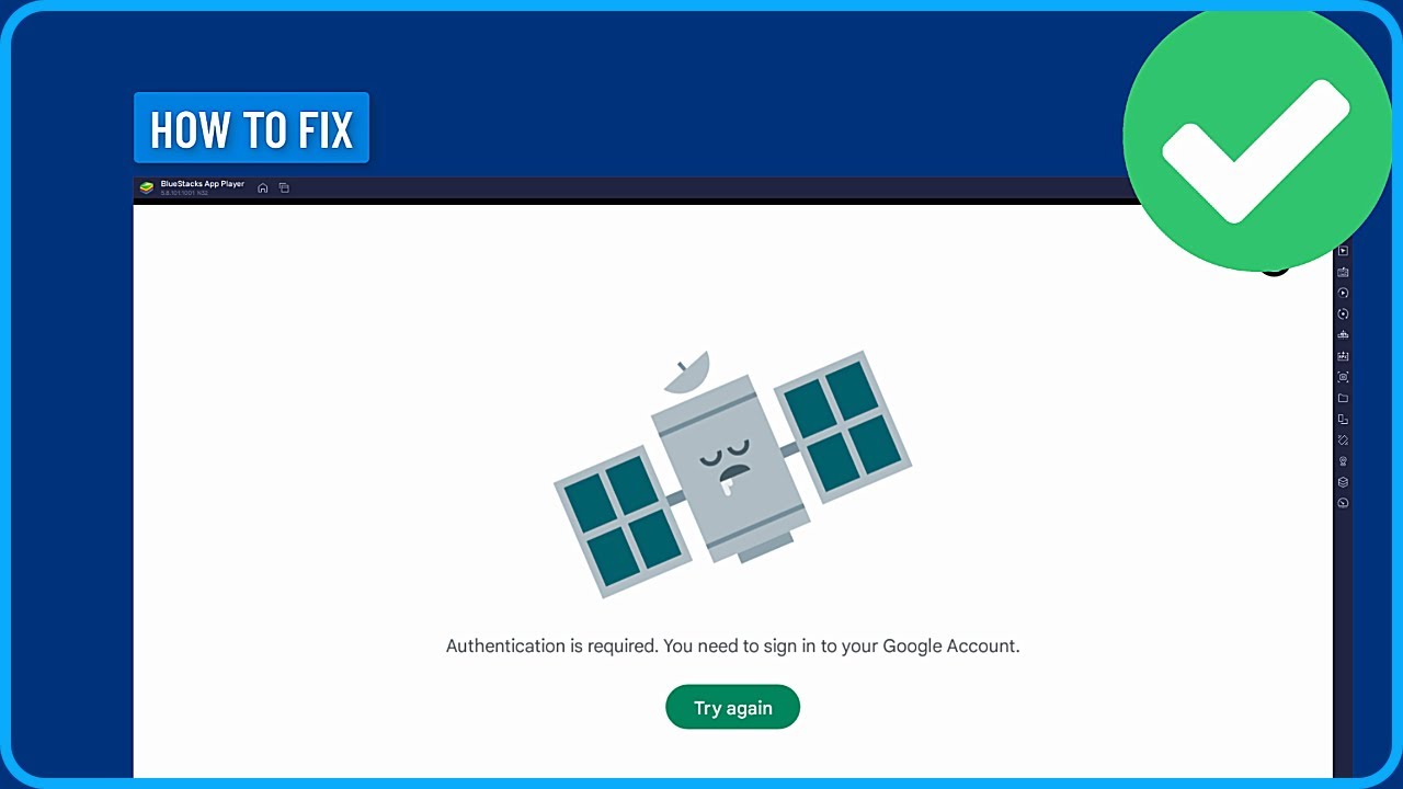 How to Fix Authentication is Required Error in Play Store on Bluestacks 5 (2026)