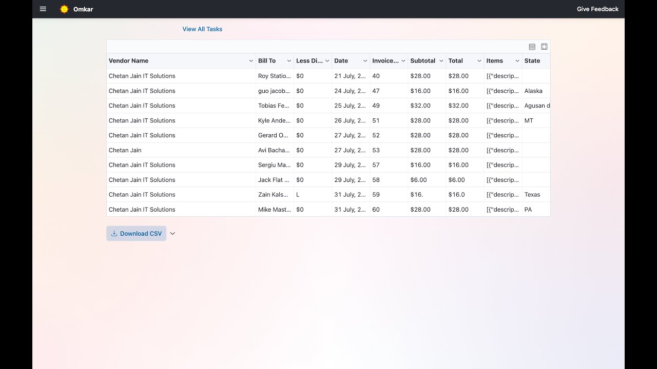 Free Invoice OCR Software