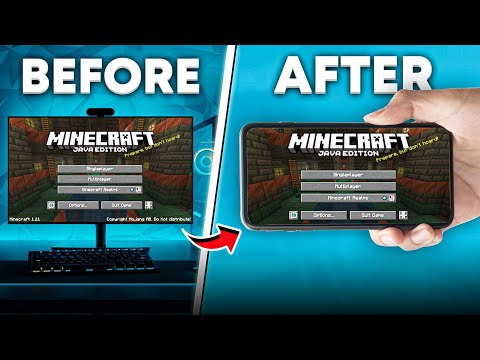 Minecraft JAVA EDITION in MOBILE 🤯