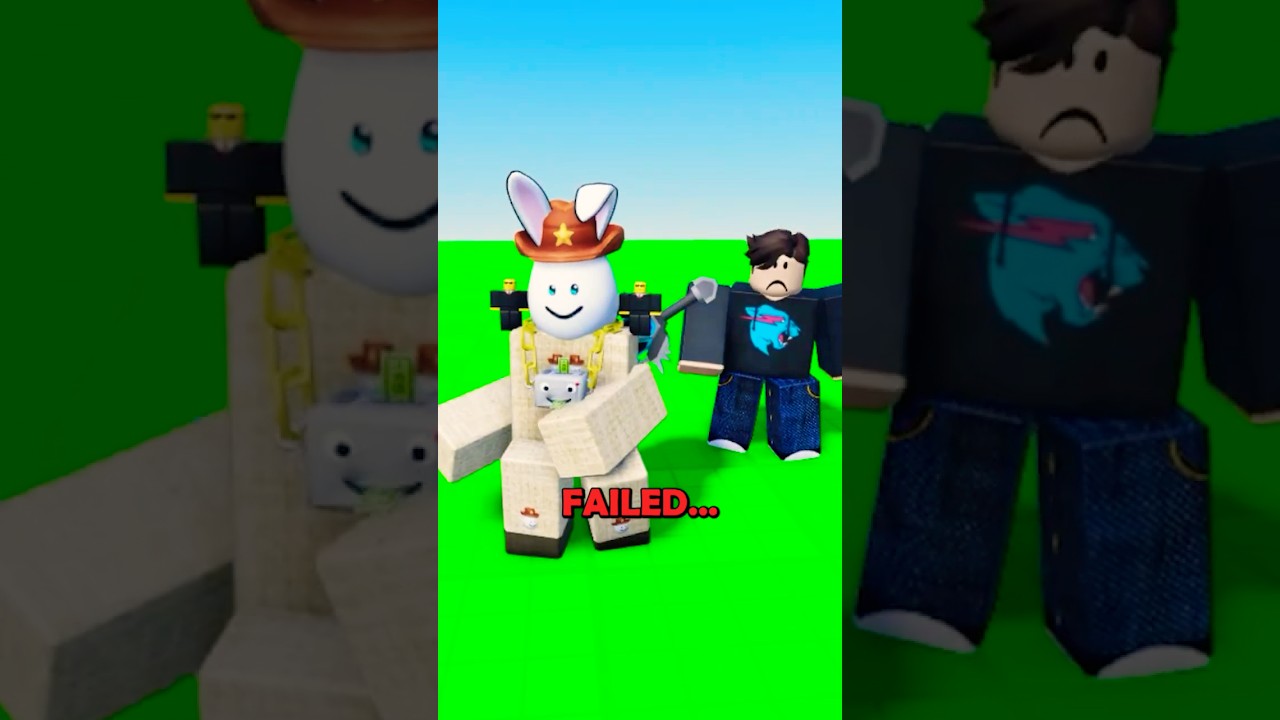 his roblox game FAILED...