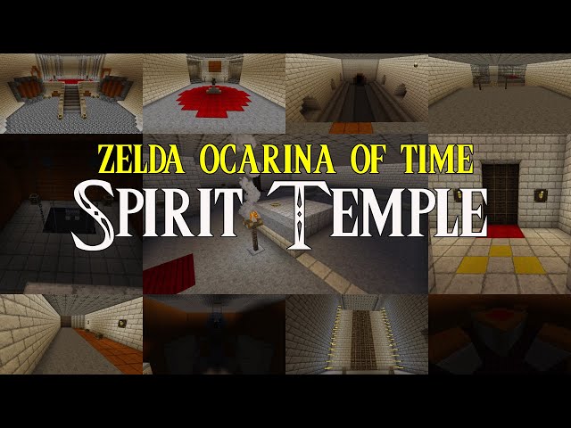 Minecraft | Zelda OOT Spirit Temple [Map] Minecraft Map
