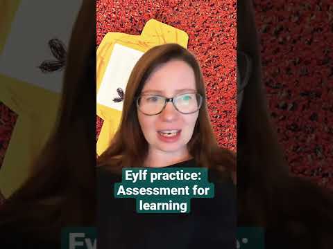 EYLF practice explained: assessment for learning