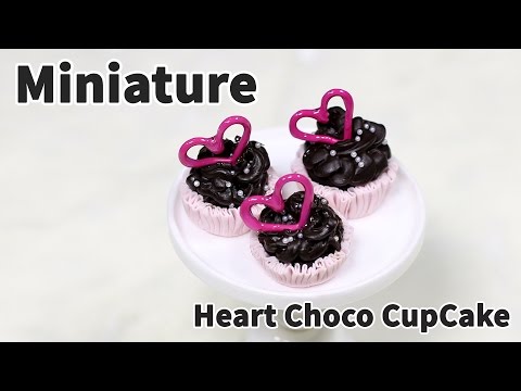 초코하트 컵케이크