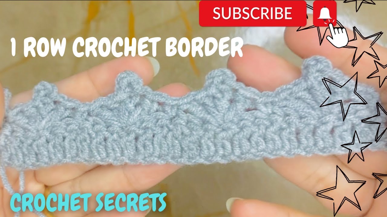 #7 crochet borders and edges