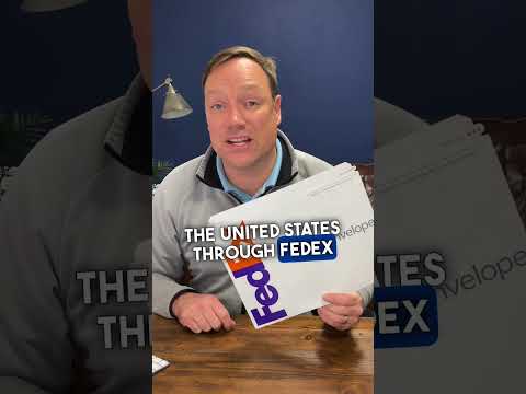 Shipping Documents with Fedex Express at Goin Postal Brentwood