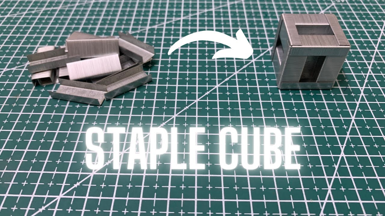 How to Make a Staple Cube in 2 Minutes