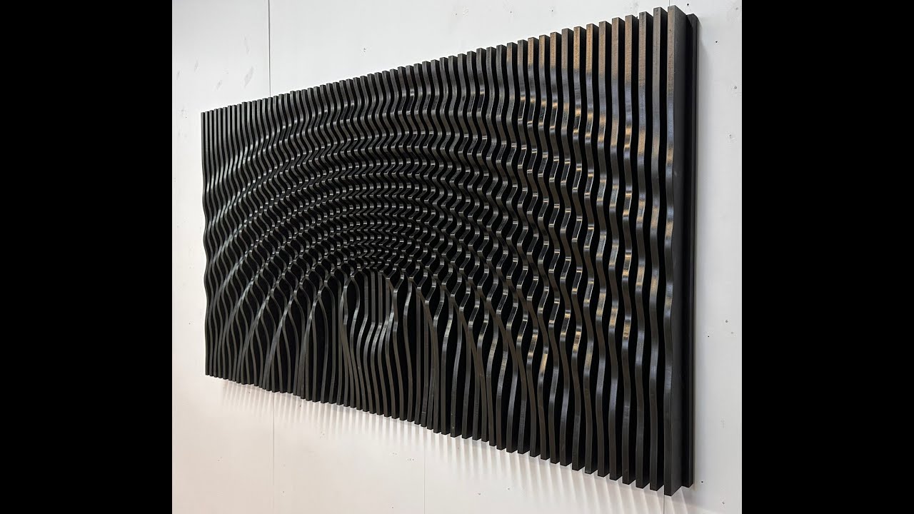 How to Install Energy Wave Design 3D Wall Panels - Glossy Parametric Wall Art
