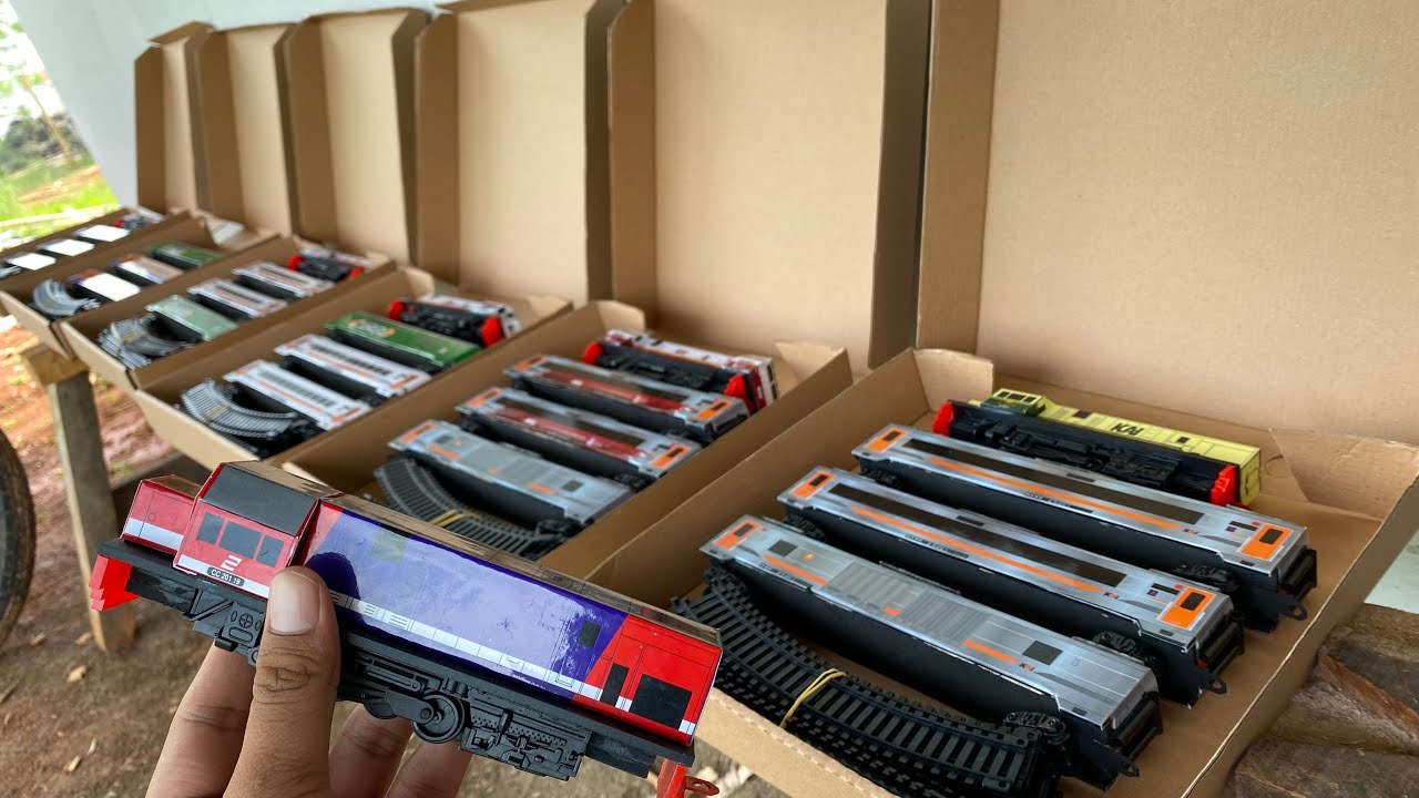 😮Raid!! Miniature Train Toy Factory!! Thousands of locomotives and carriages