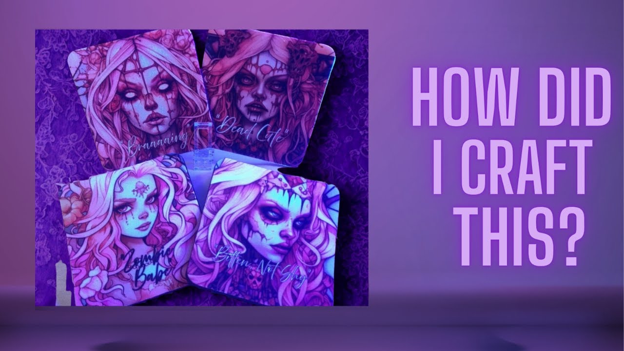 #10 Halloween Collab Sublimation Coasters