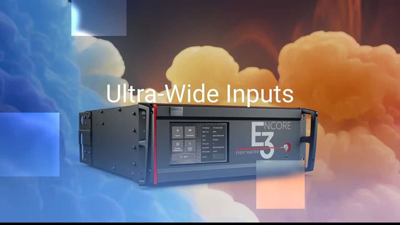 Encore3 - Event Master V10.1: Ultra-wide inputs