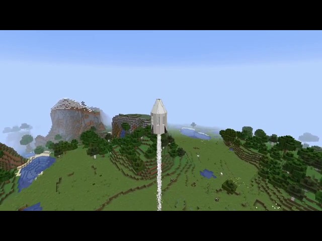 Rocket (using Planet Minecraft Lucky Block Framework) Minecraft Data Pack