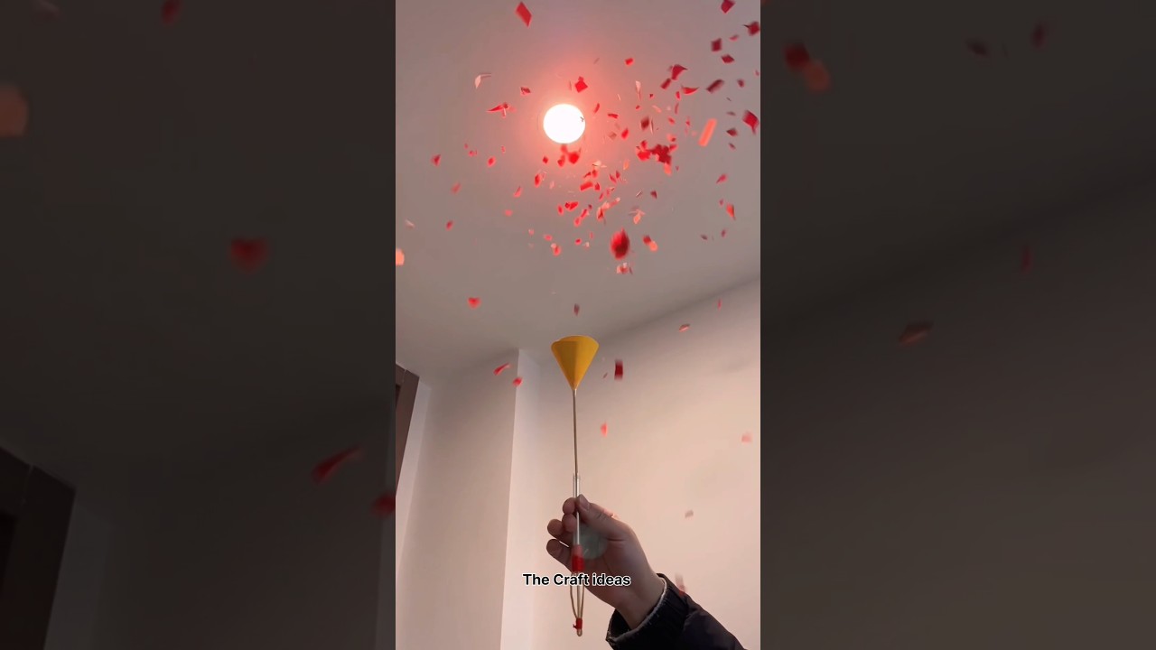 How to make party popper at home | DIY easy popper making with pen se popper kaise banaye #craft