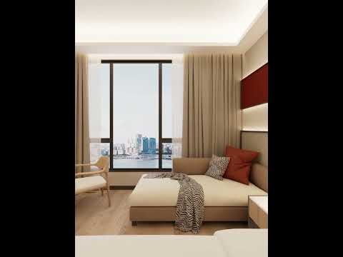 Cheap price Hotel room Bed furniture with Chaise lounge sofa and Wardrobe cabinet #hotelfurniture