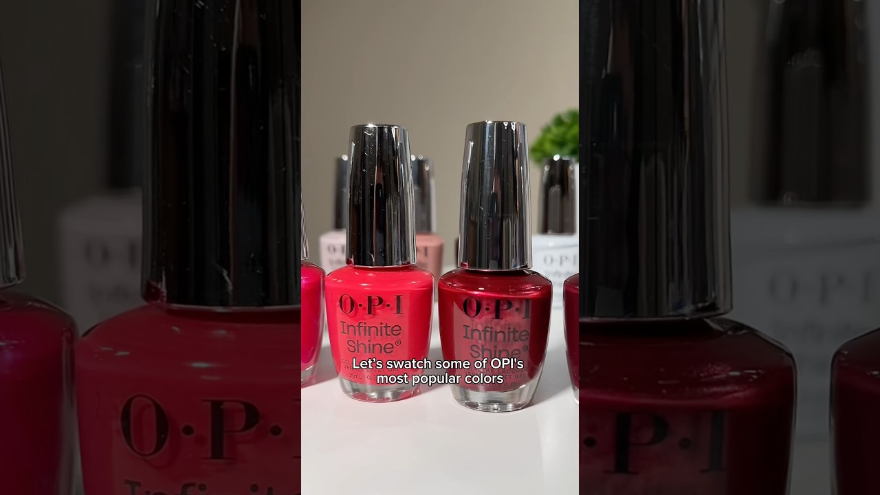 OPI Infinite Shine: swatching popular shades + some nail polish tips 💁🏻‍♀️ (ad) #nailpolish