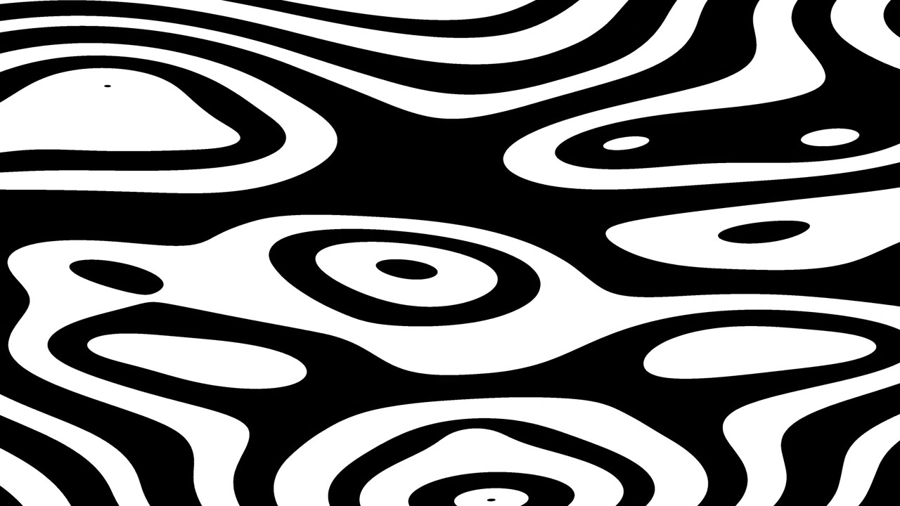 1 hour abstract wavy zebra lavalamp psychedelic art background loop (no sound) | 4K UHD | SHY