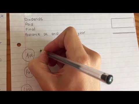 Grade 12 Companies: Ordinary Share Capital and Retained Income note