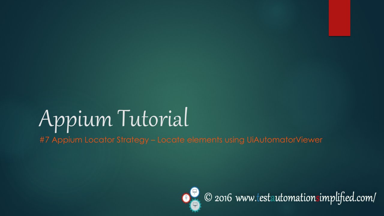 Appium Locator Strategy-Identify Elements using different locator methods using UiAutomatorViewer