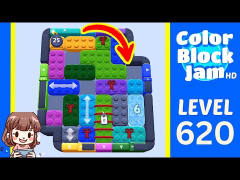 Level 629 Guide - Color Block Jam Walkthrough