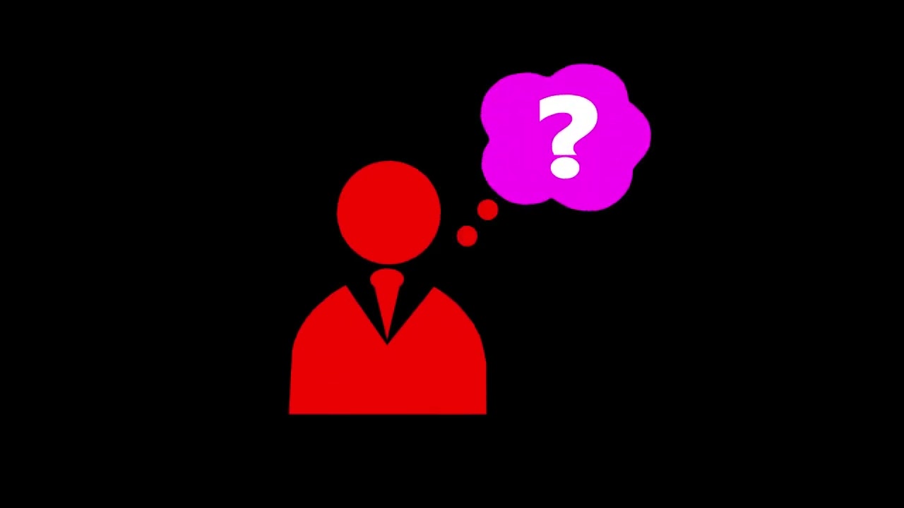 Question Mark Animation | 4k TEC
