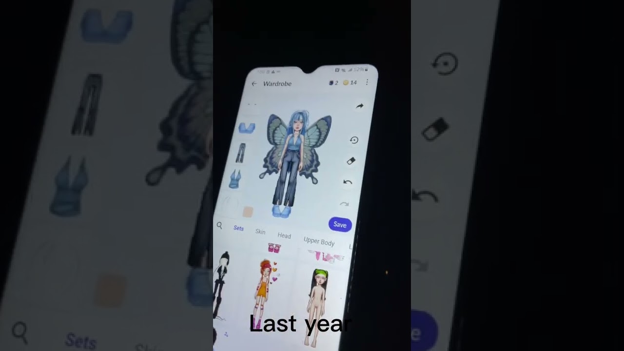 Everskies avatar now vs then