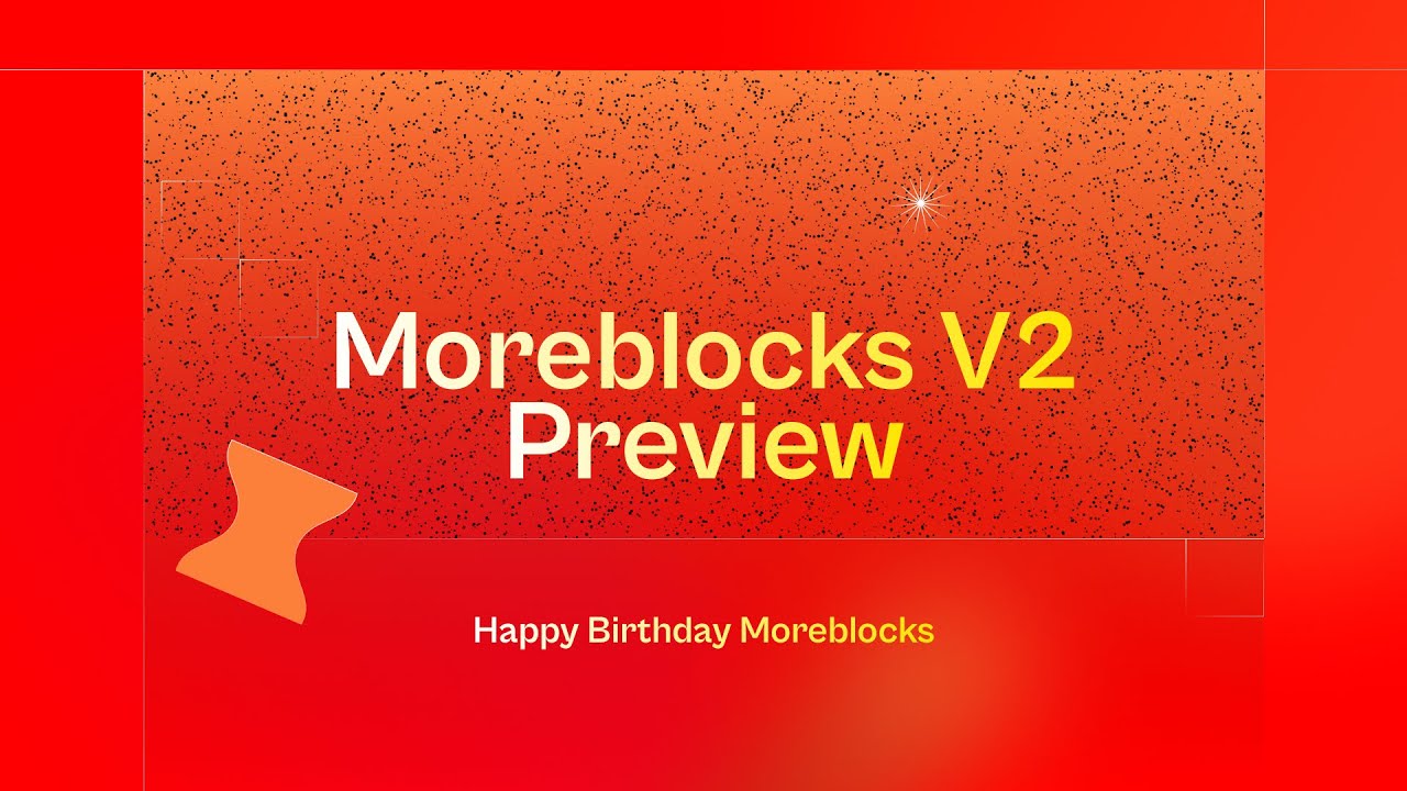 Moreblocks V2 - Preview | Full Walkthrough & Tutorial