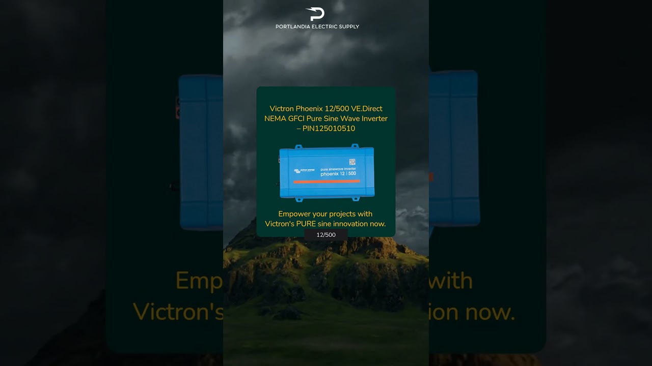 Victron Phoenix 12/500 VE.Direct NEMA GFCI Pure Sine Wave Inverter – PIN125010510