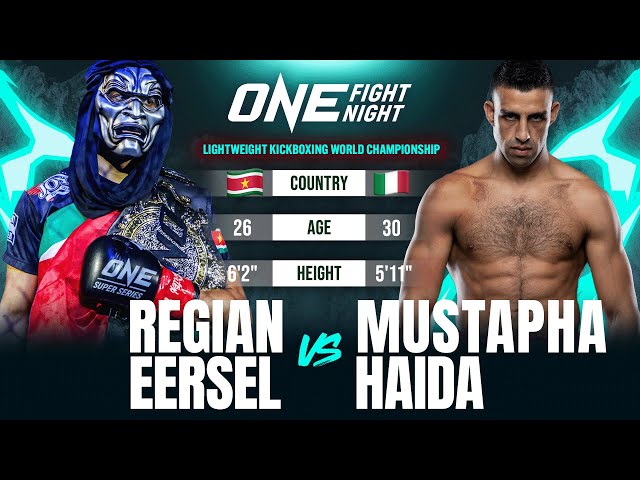 Regian Eersel Mustapha Haida: FREE FULL FIGHT: Regian Eersel puts on ...