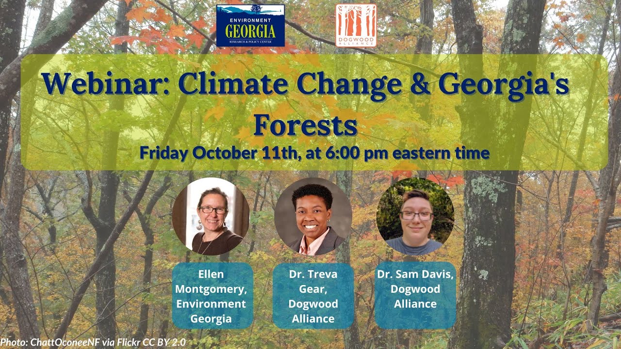 Climate Change & Georgia's Forests Webinar | Dogwood Alliance