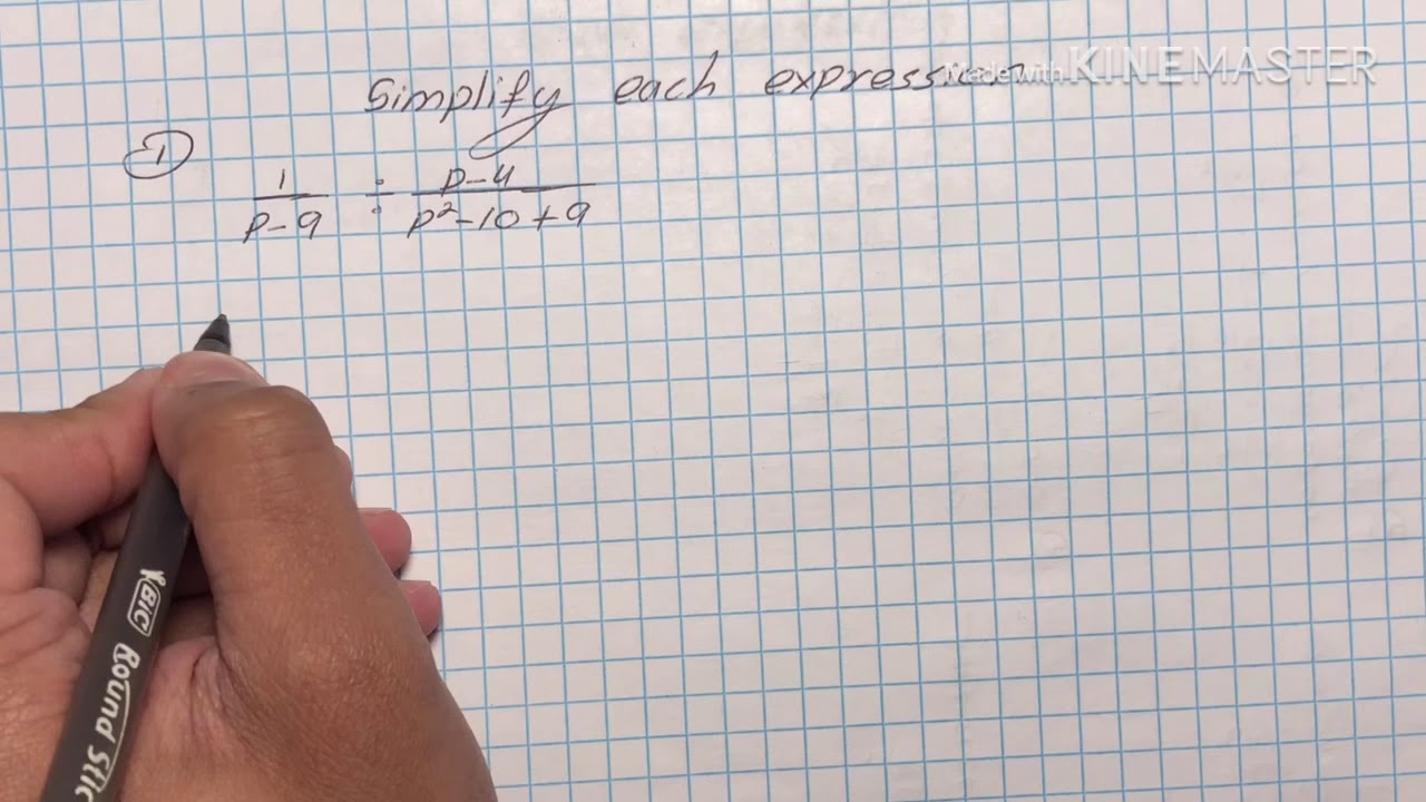 Simplify each expression